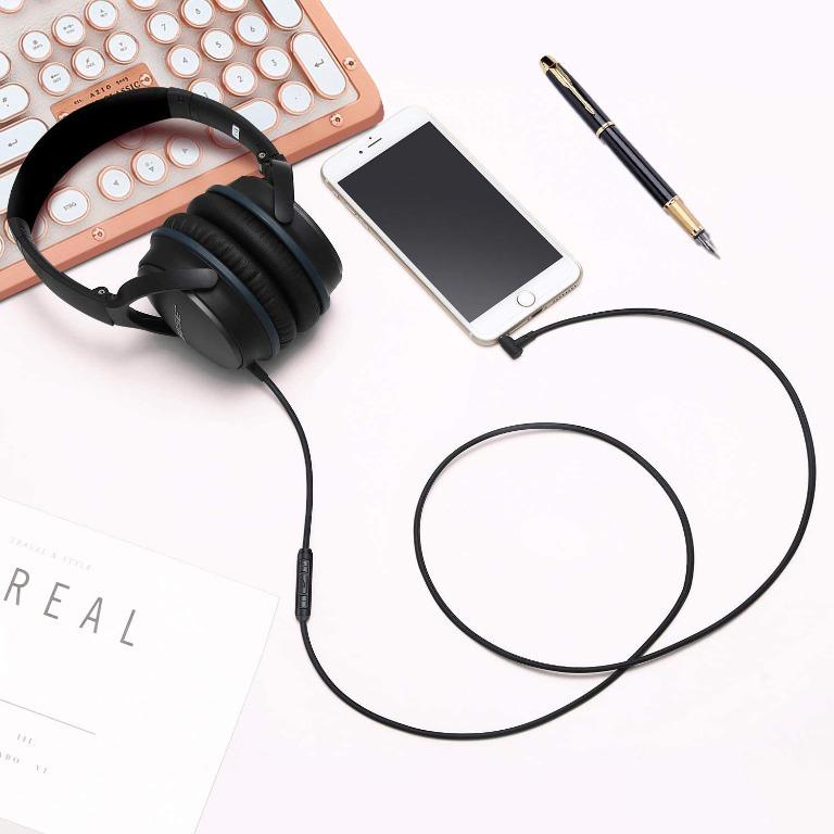 Replacement Cable for Bose Headphone Cable Compatible with Bose QC25 ...