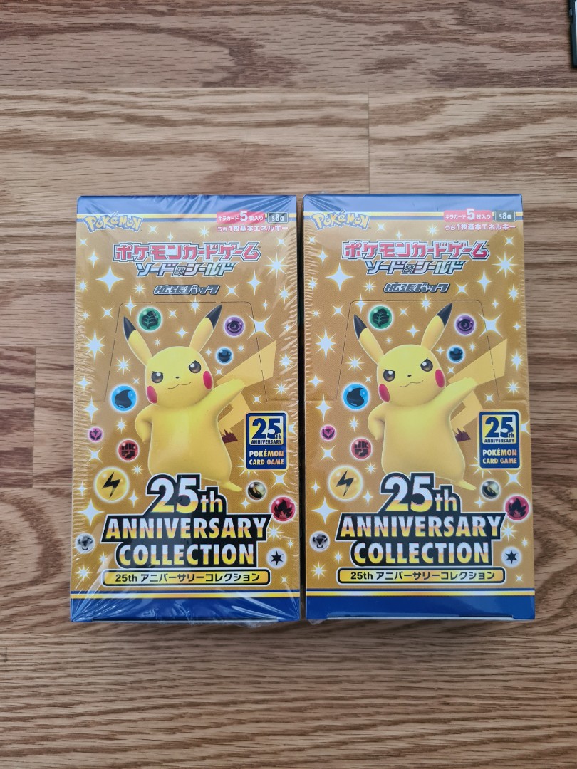 [S8a] Pokemon 25th Anniversary Japanese Booster Box, Hobbies & Toys ...