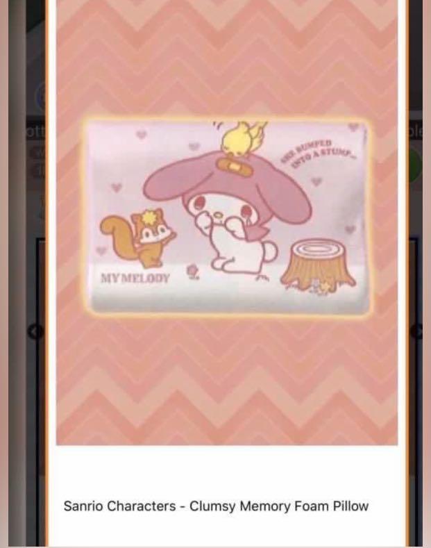 Sanrio Memory Foam Pillow, Hobbies & Toys, Toys & Games on Carousell