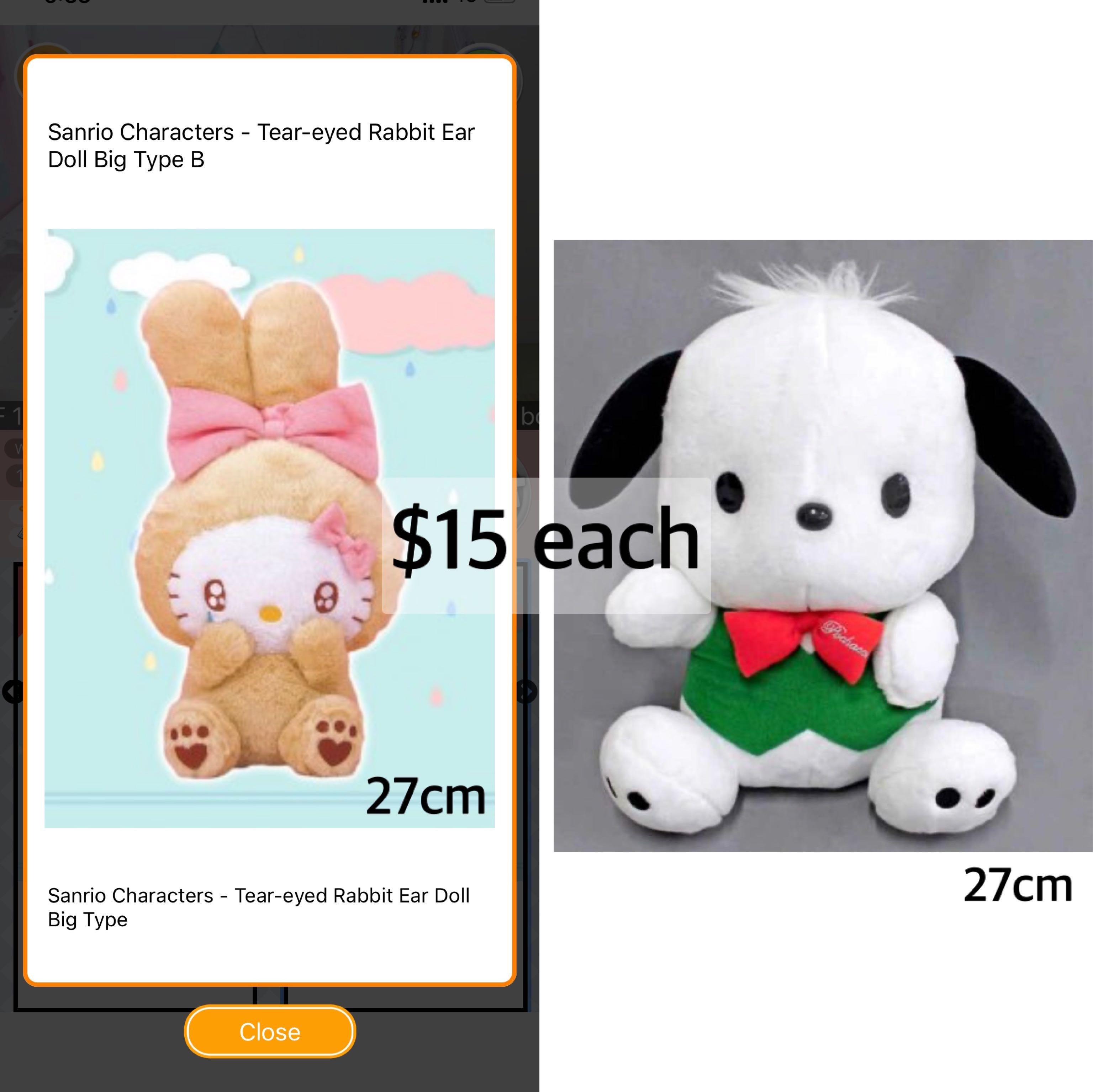 Sanrio Sales Hello Kitty Kuromi My Melody etc, Hobbies & Toys, Toys ...