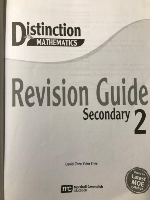 Secondary 2 Mathematics Revision Guide, Hobbies & Toys, Books ...