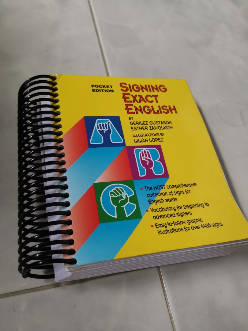 Signing Exact English, Hobbies & Toys, Books & Magazines, Textbooks on ...
