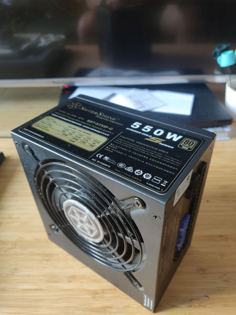 Silverstone SST-ST55F-G 550W 80plus Gold, Computers & Tech, Parts ...