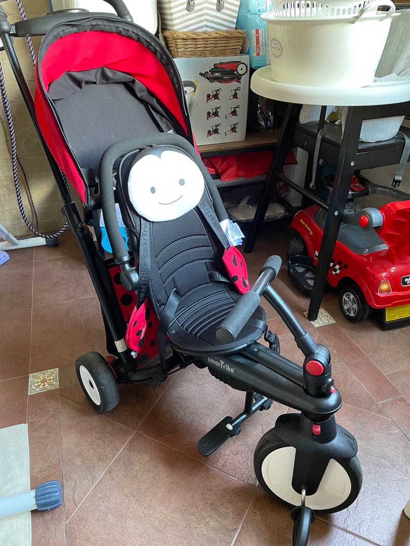 SmarTrike 7-in-1 Ladybug Tricycle, Babies & Kids, Going Out, Other ...