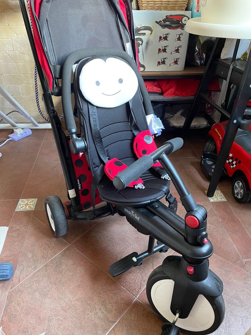 SmarTrike 7-in-1 Ladybug Tricycle, Babies & Kids, Going Out, Other ...