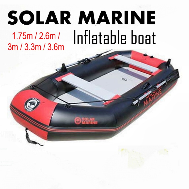 Solar Marine inflatable boat, Sports Equipment, Fishing on Carousell