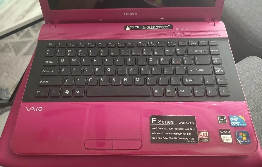 Sony Vaio E Series (Pink), Computers & Tech, Laptops & Notebooks on ...