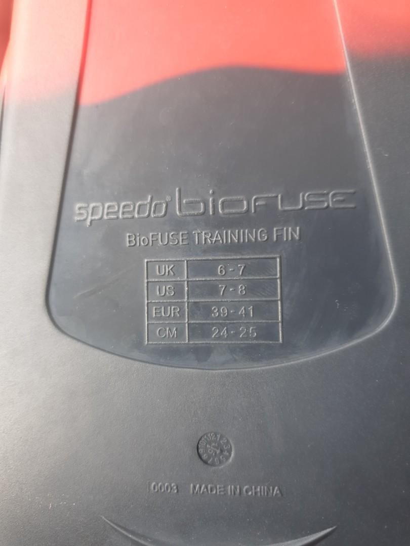 Speedo Biofuse Training Fins, Sports Equipment, Sports & Games, Water ...