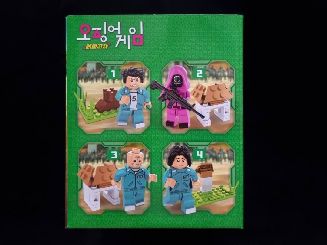Squid Game lego minifigure set of 8 - Ready stock!, Hobbies & Toys ...
