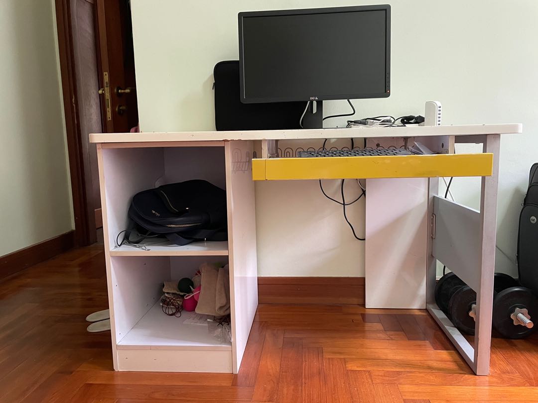 Study Table with Detachable book shelf, Furniture & Home Living ...