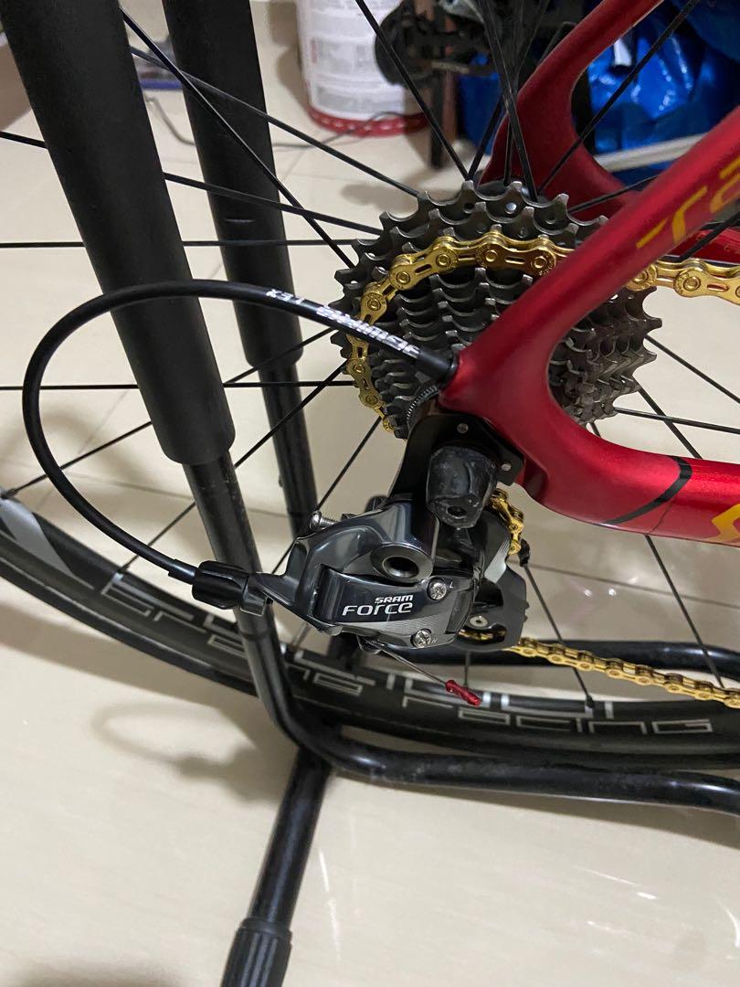 Sworks tarmac sl5 candy red ceramic speed s-works specialized with sram ...