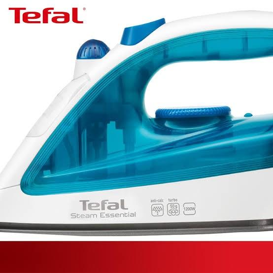 Tefal Steam Essential Steam Iron blue, TV & Home Appliances, Irons ...