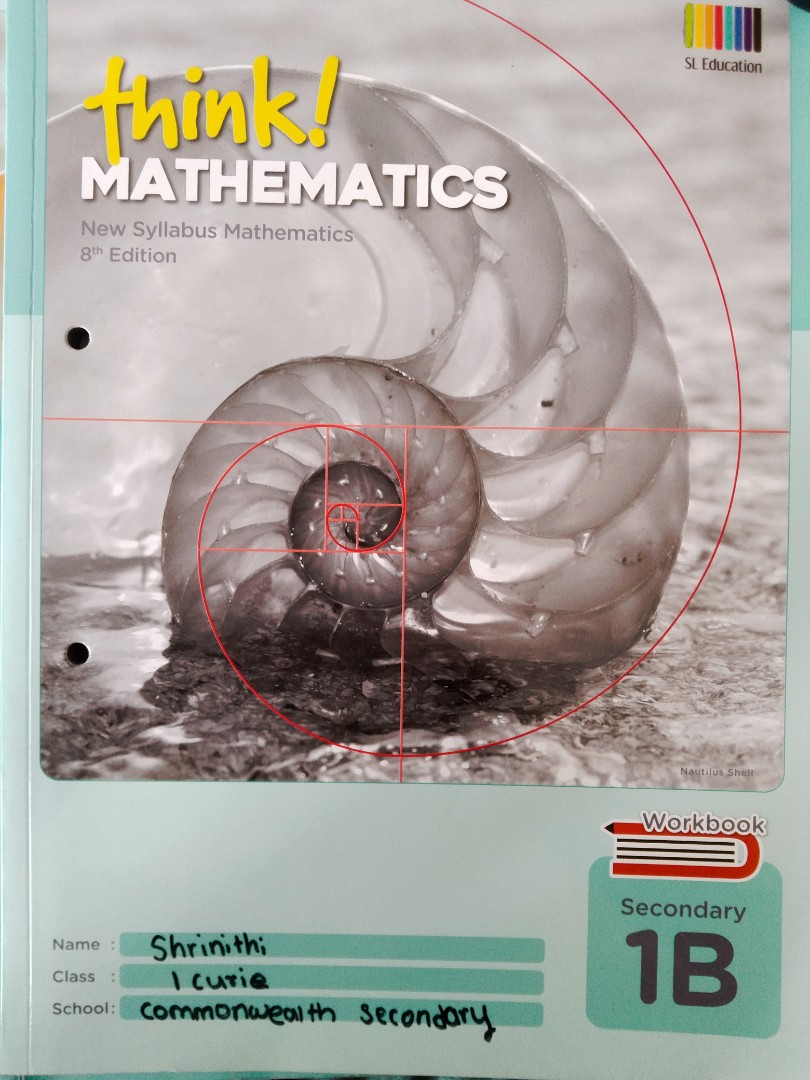 Think! Mathematics New syllabus 8th edition workbook, Hobbies & Toys ...