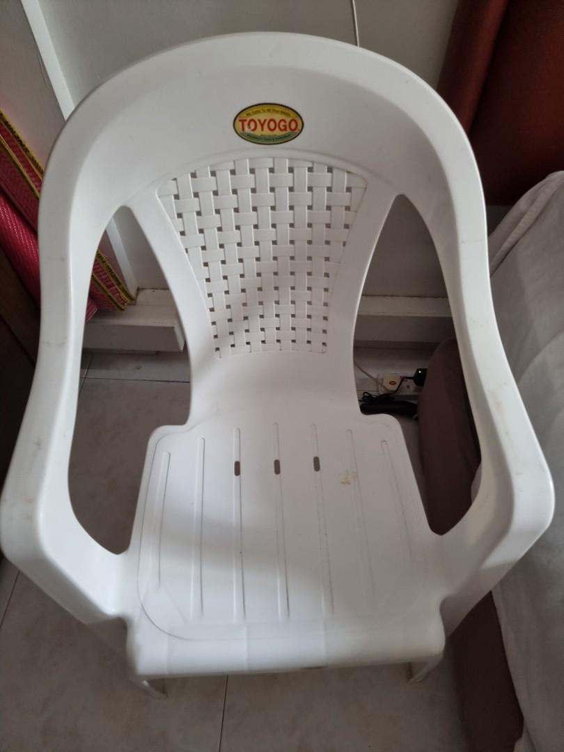 Toyogo plastic arm chair, Furniture & Home Living, Furniture, Chairs on ...