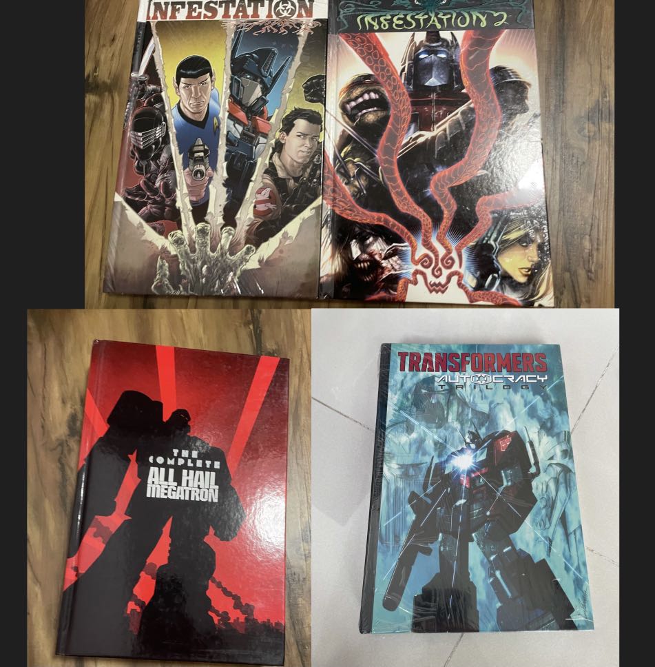 Transformers IDW Hardcover comics ( HC graphic novel ), Hobbies & Toys ...
