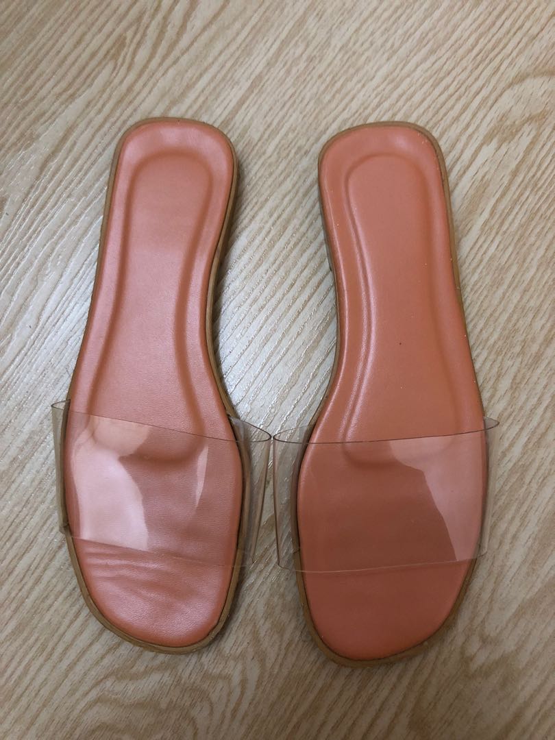 Transparent flats, Women's Fashion, Footwear, Flats & Sandals on Carousell