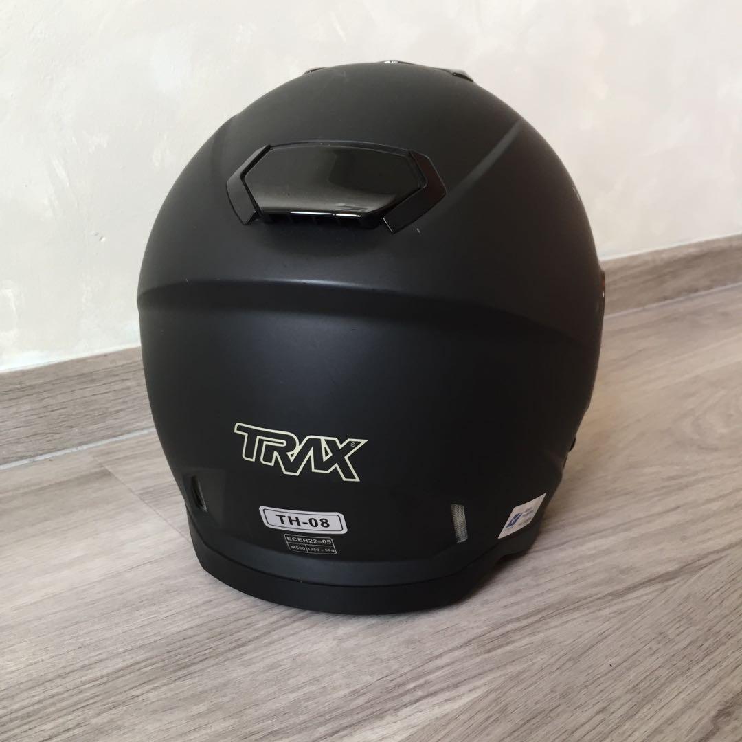 Trax Pillion Helmet (M), Motorcycles, Motorcycle Accessories on Carousell
