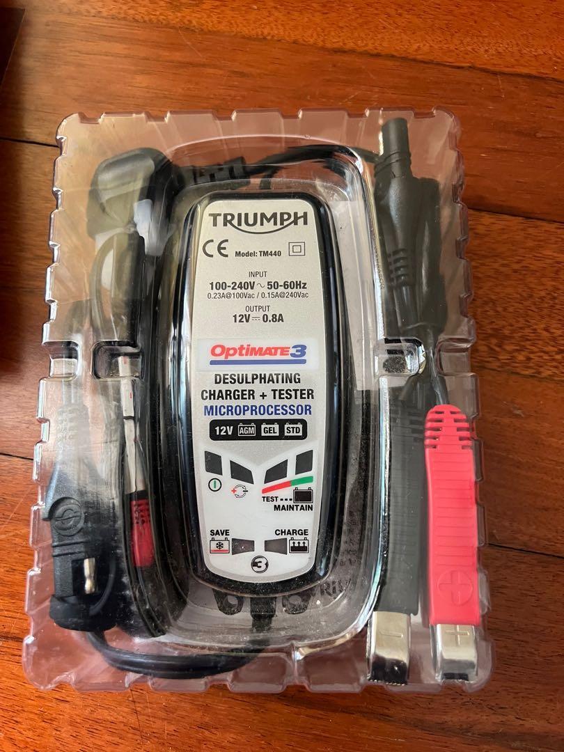 Triumph Automatic Battery Charger, Motorbikes on Carousell