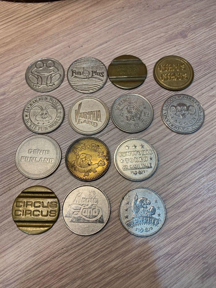 Video Games Electronics & Accessories 35 Assorted Arcade Tokens etna.com.pe