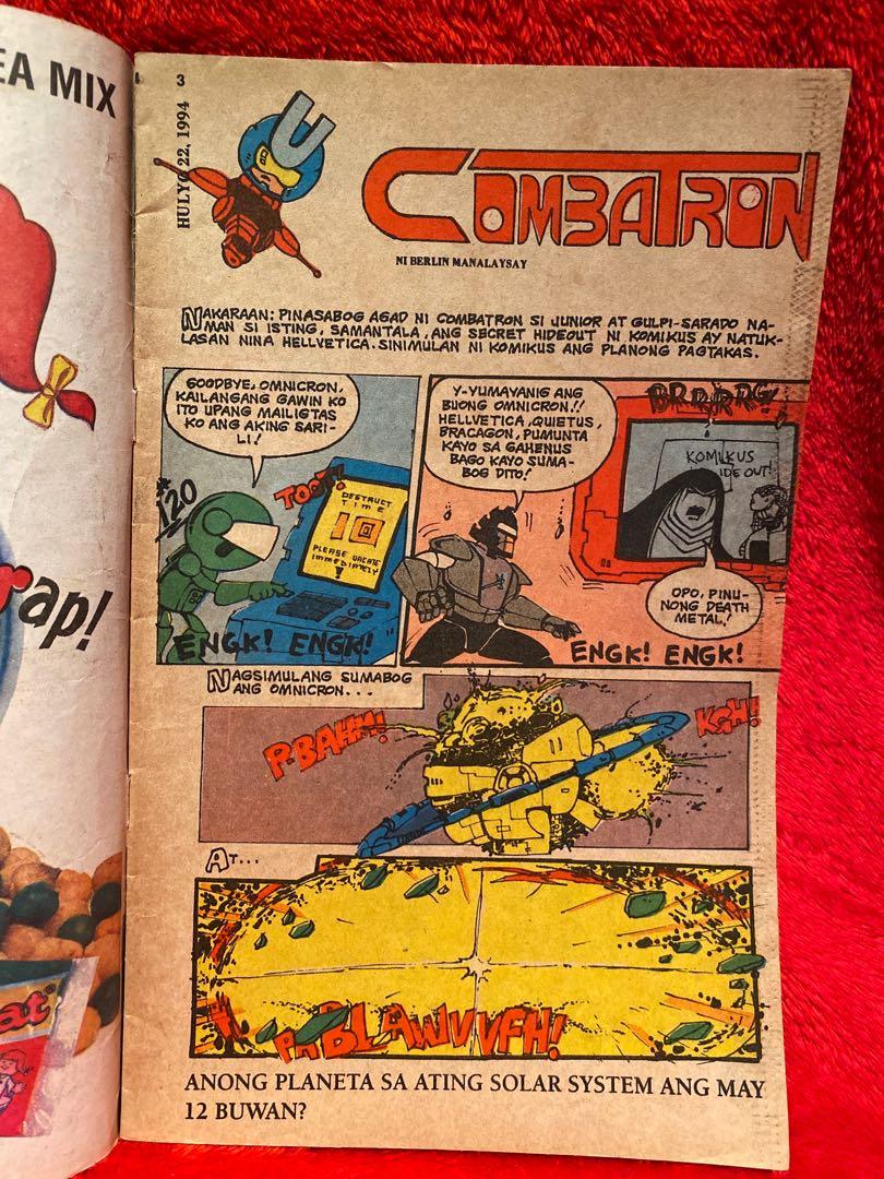 Tumakas Na Si Komikus Pilipino Funny Komiks #839 Combatron Phils ...
