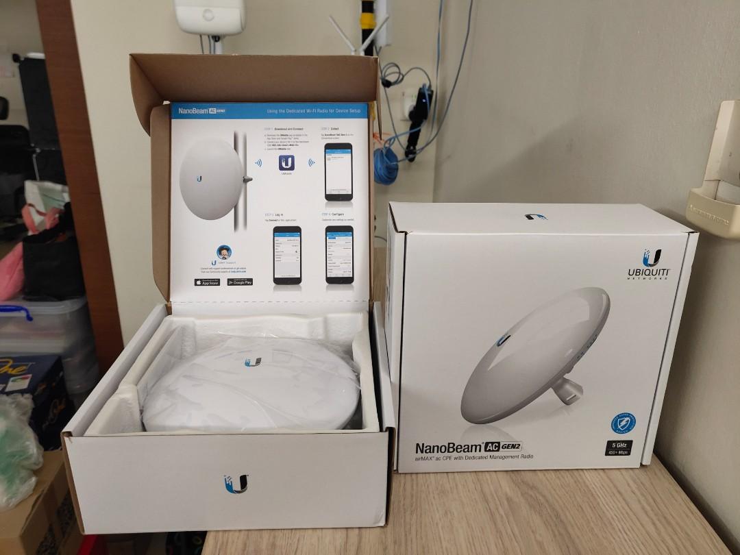 Ubiquiti NanoBeam ac Gen2 NBE-5AC-Gen2-US 5GHz High-Performance airMAX ...