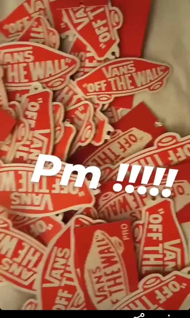 Vans sticker.I have big and small and also like in a rectangular shape ...