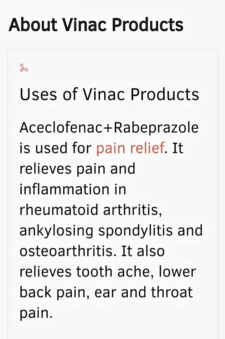 Vinac - The Famous Pink Tablet's. Vintage tin sign in 5 languages ...