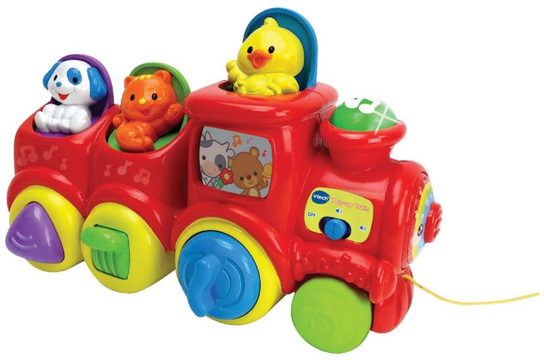 Vtech Pop Up Friends Train, Babies & Kids, Infant Playtime on Carousell