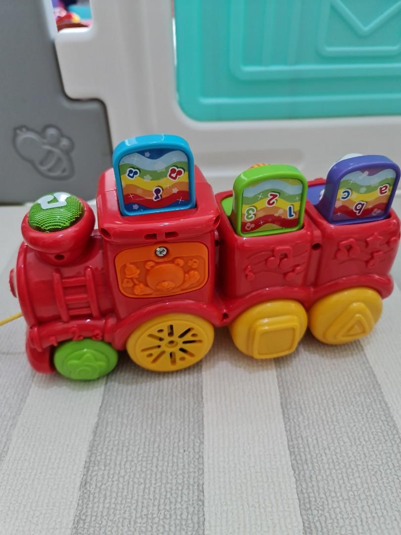 Vtech Pop Up Friends Train, Babies & Kids, Infant Playtime on Carousell