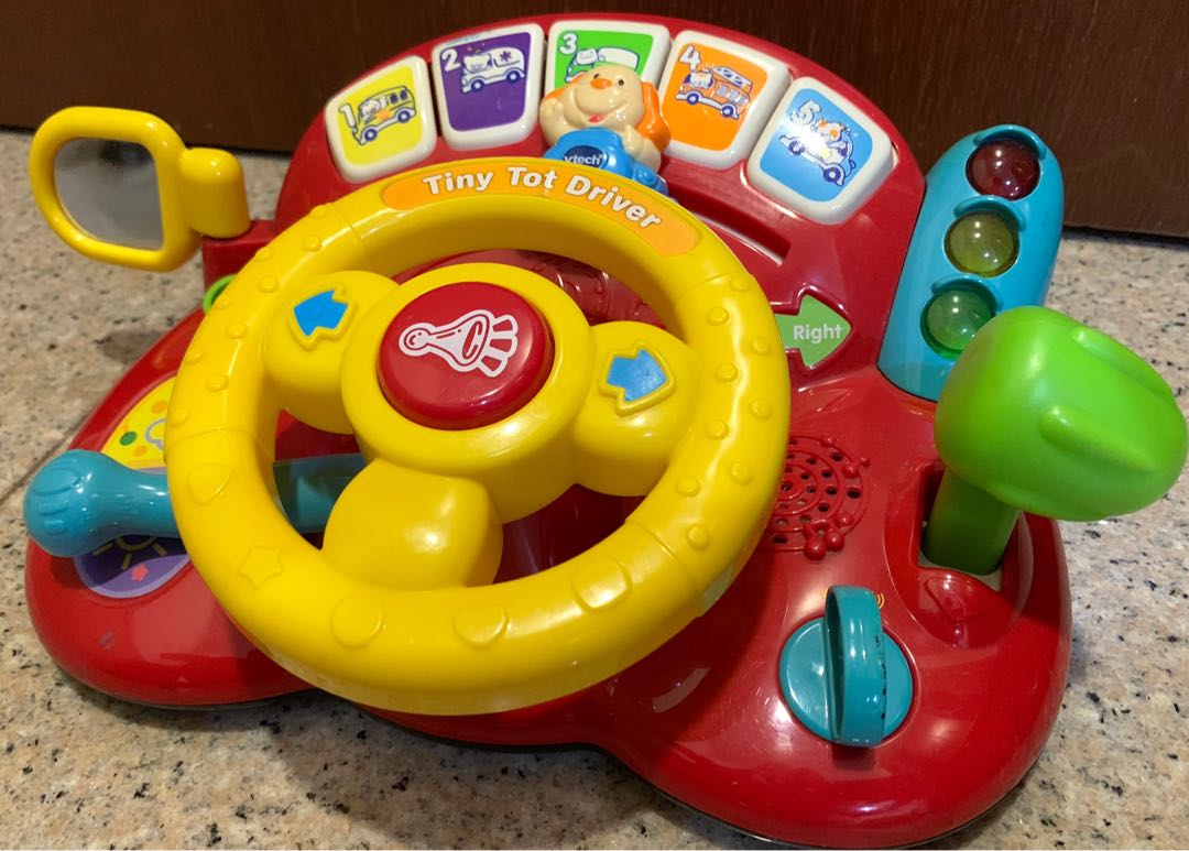 Vtech Tiny Tot Driver Toy for Child/Toddler, Hobbies & Toys, Toys ...