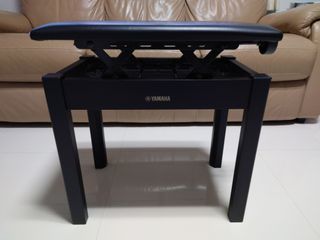 Yamaha Adjustable Piano Bench (Black), Furniture & Home Living ...