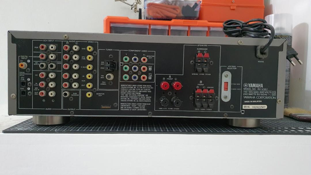 Yamaha RX-V357 AV Receiver, Audio, Soundbars, Speakers & Amplifiers on ...