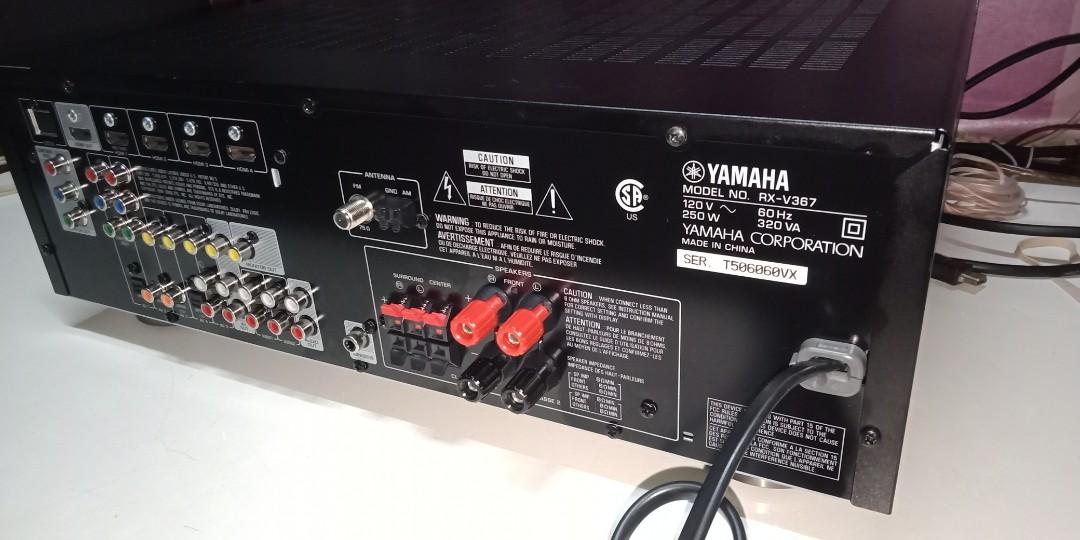 Yamaha RX-V367 5.1 Av Receiver, Audio, Soundbars, Speakers & Amplifiers ...