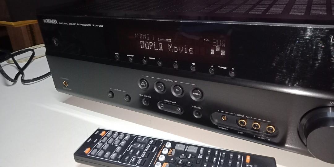 Yamaha RX-V367 5.1 Av Receiver, Audio, Soundbars, Speakers & Amplifiers ...