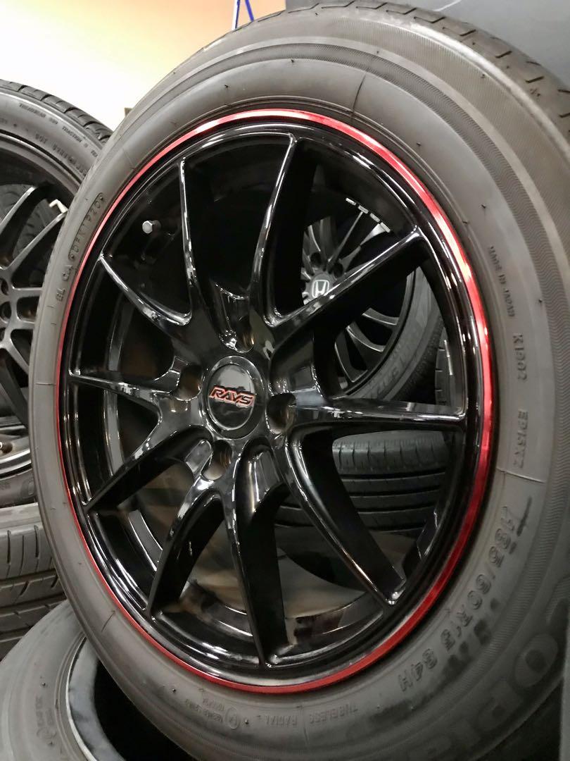15” 4x100 Used Sport Rims, Car Accessories, Tyres & Rims on Carousell