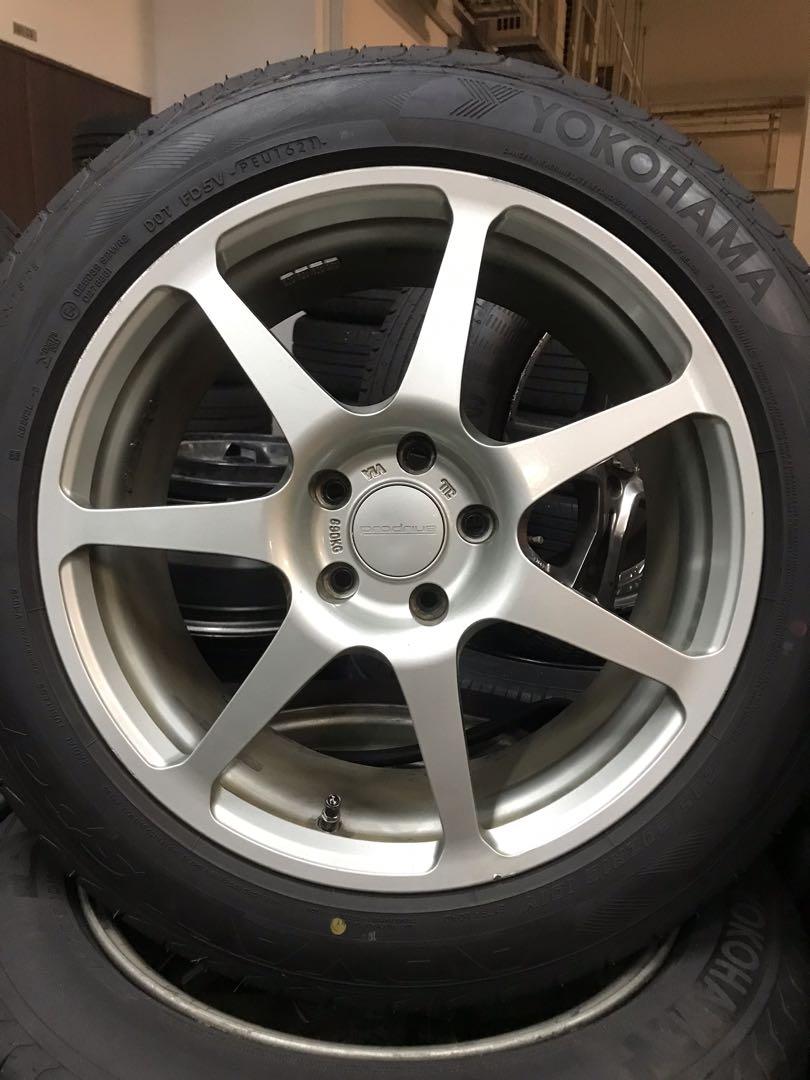 18” Rays ProDrive Original 5x114 Used Rims, Car Accessories, Tyres ...