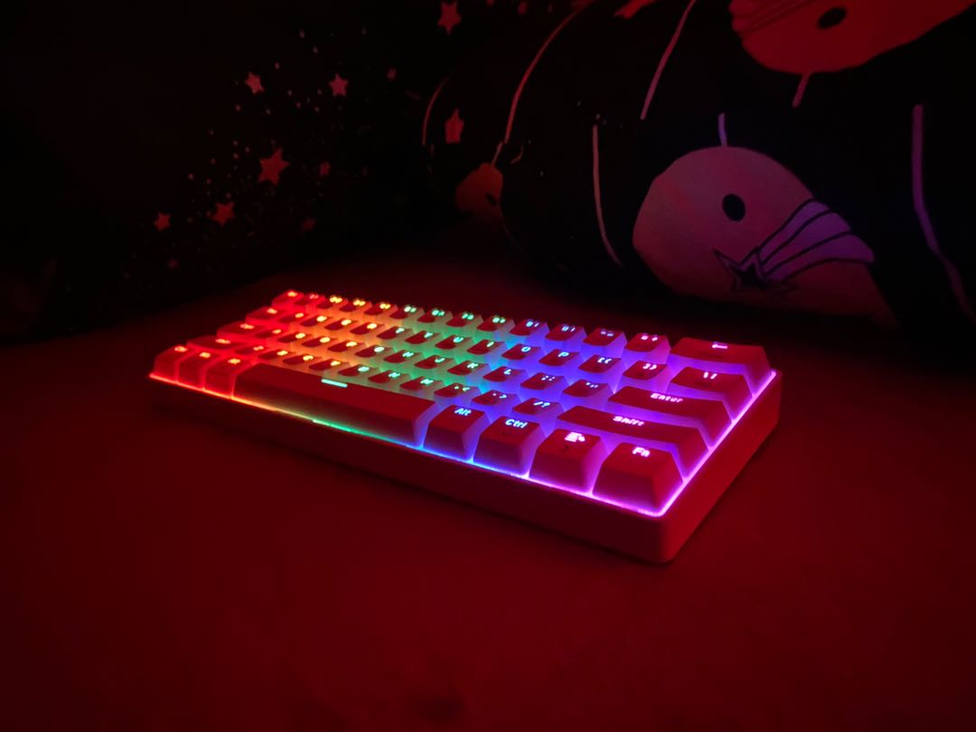 AJAZZ STK61 60% Mechanical Keyboard Red Switches, Computers & Tech ...