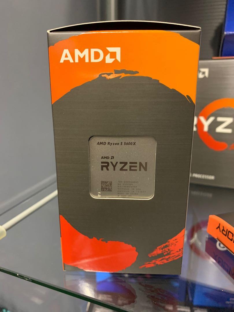 PROMO Amd Ryzen 5 5600x with wrath stealth cooler cpu, Computers & Tech ...
