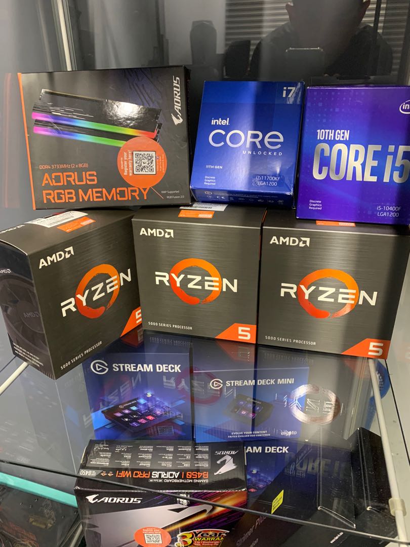 PROMO Amd Ryzen 5 5600x with wrath stealth cooler cpu, Computers & Tech ...