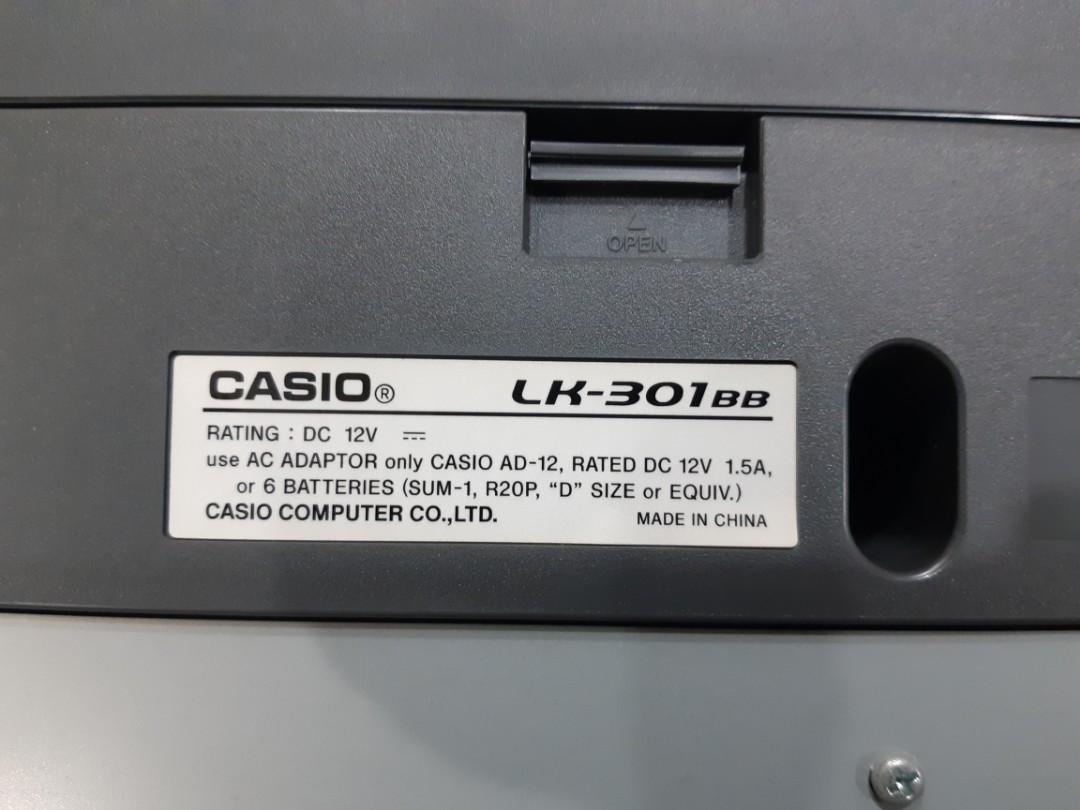 CASIO LK-301BB KEYBOARD, Hobbies & Toys, Music & Media, Musical ...
