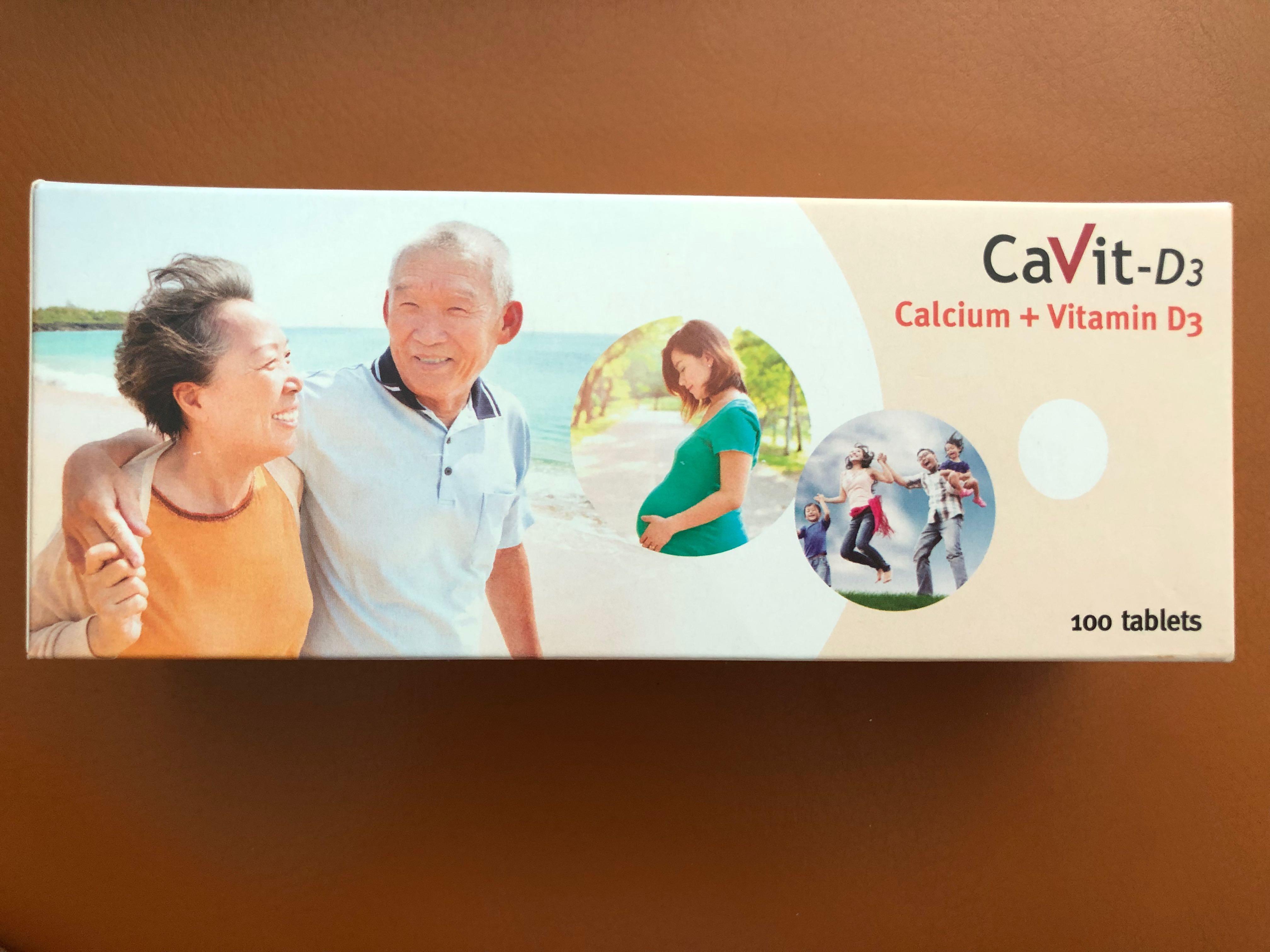 CaVit-D3 calcium + vitamin d3, Health & Nutrition, Health Supplements ...