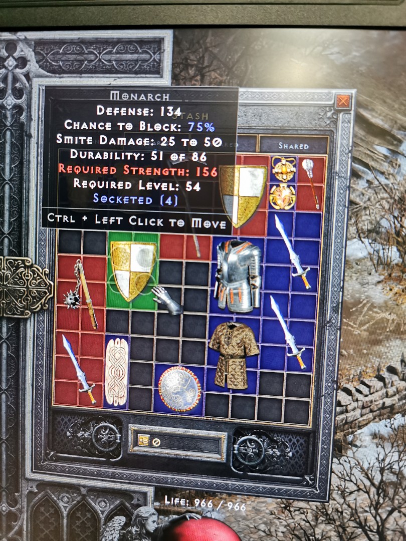 Diablo 2 resurrected d2r 4 soc monarch, Video Gaming, Gaming ...