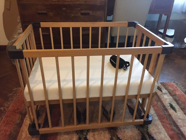 Farska Baby Cot with Mattress, Babies & Kids, Baby Nursery & Kids ...