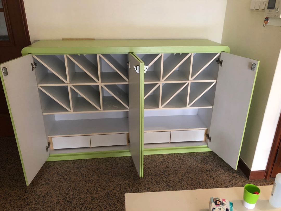 Kindergarten Green Apple Cabinet, Furniture & Home Living, Furniture ...