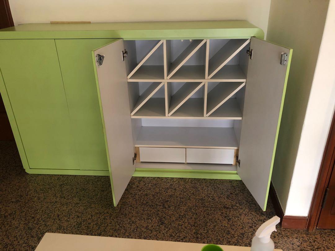 Kindergarten Green Apple Cabinet, Furniture & Home Living, Furniture ...