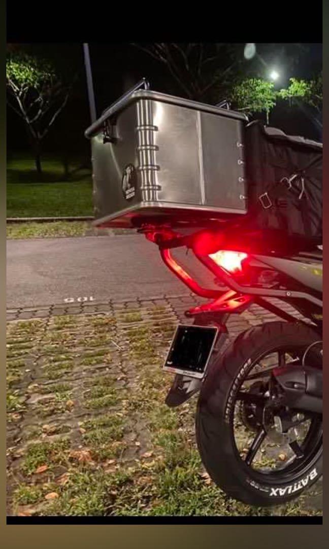 Hepco becker alu top box, Motorcycles, Motorcycle Accessories on Carousell