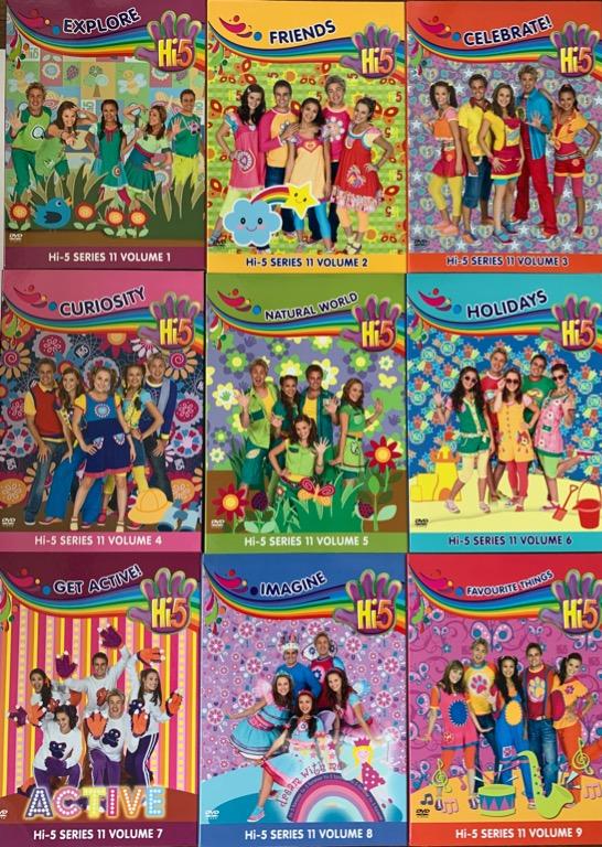 Hi-5 DVDs Series 11 Volumes 1 to 9, Hobbies & Toys, Music & Media, CDs ...