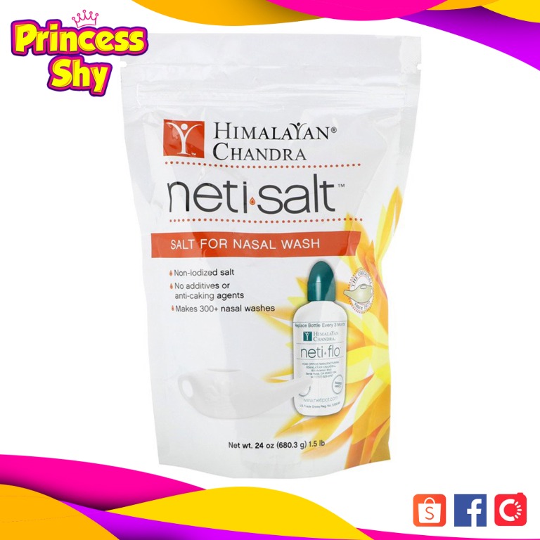 Himalayan Chandra Neti Salt for Nasal Wash 24 oz, Beauty & Personal ...