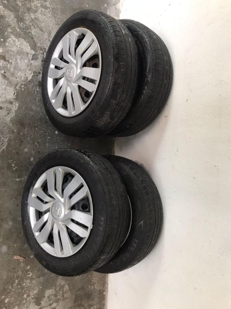 Honda jazz rim 15 inch, Auto Accessories on Carousell