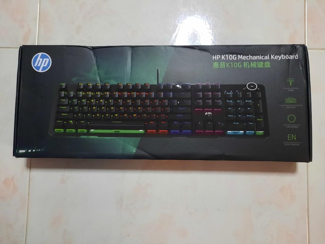 HP K10G RGB 104 key Mechanical Gaming Keyboard, Computers & Tech, Parts & Accessories, Computer ...